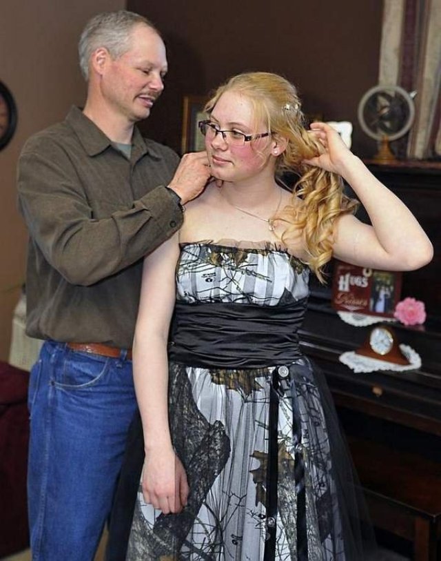 Dad Sews Daughter's Rebellious Prom Dress ~ The Rebellious Brides