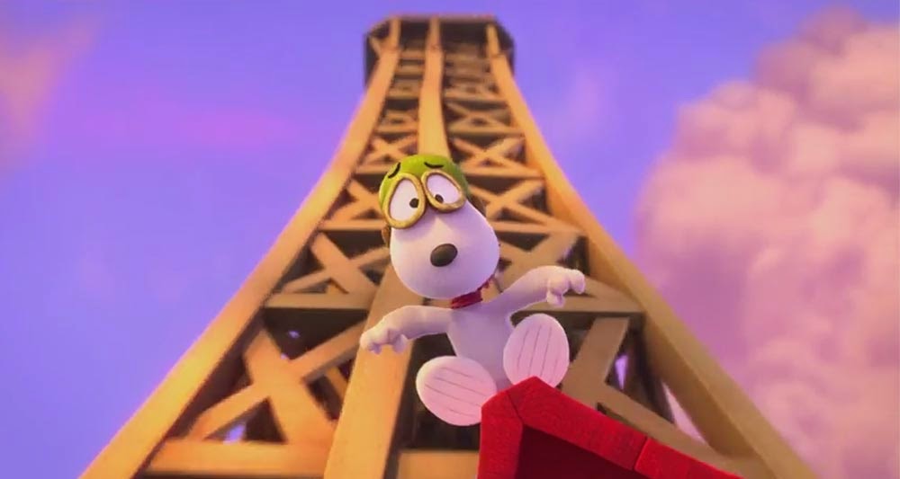 CINEBLOGYWOOD: Peanuts : Snoopy s'envole pour Paris - TRAILER