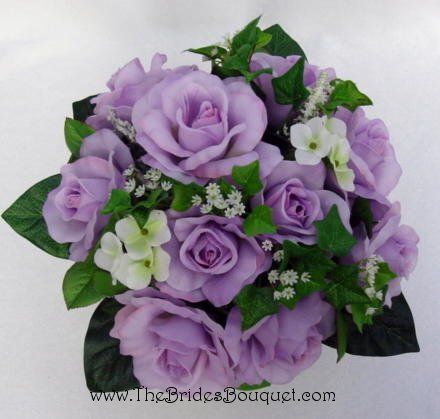 Wedding Flowers: Lavender Rose Bouquet