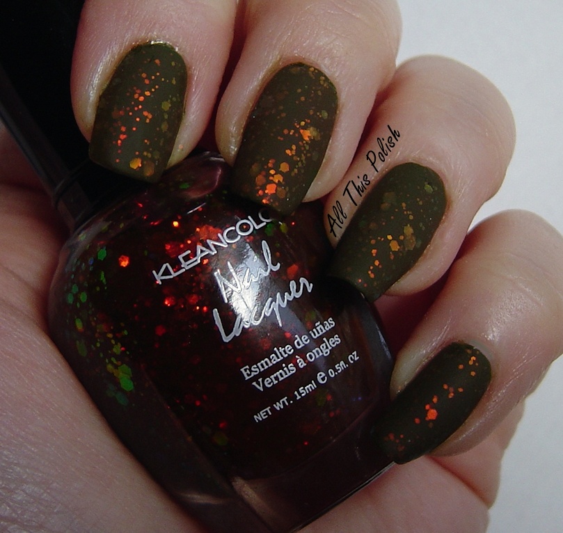 All This Polish: Green Snakeskin: Rescue of the Swamp Nails