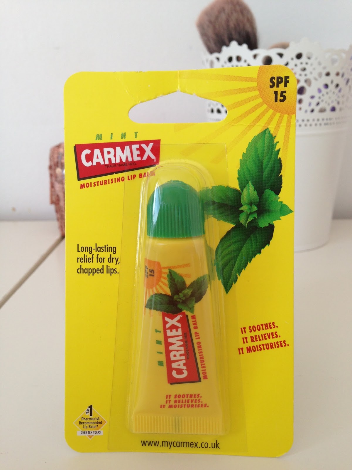 Beauty Devotion: Product Spotlight: Mint Carmex Moisturising Lip Balm