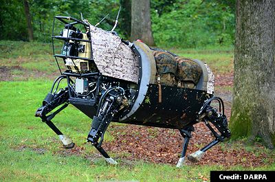 DARPA's Robot, LS3 Can Follow Troops into Battle; Responds To Voice ...