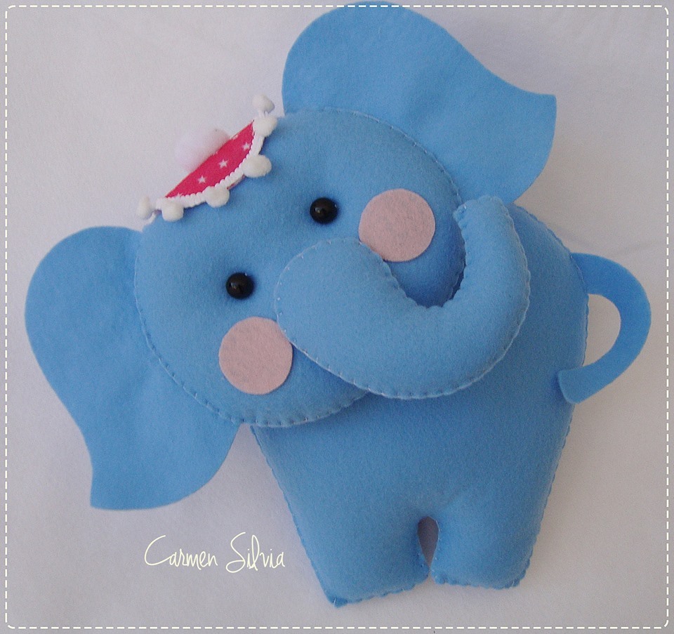 Eu Amo Artesanato: Elefantes com moldes