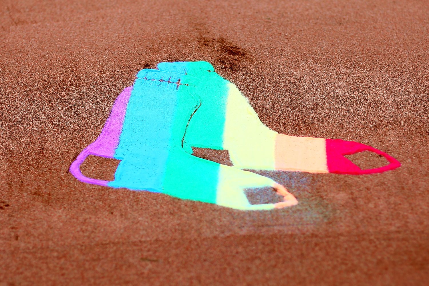 Welcome to my world.... : Boston Red Sox Paint Pitcher’s Mound Rainbow ...