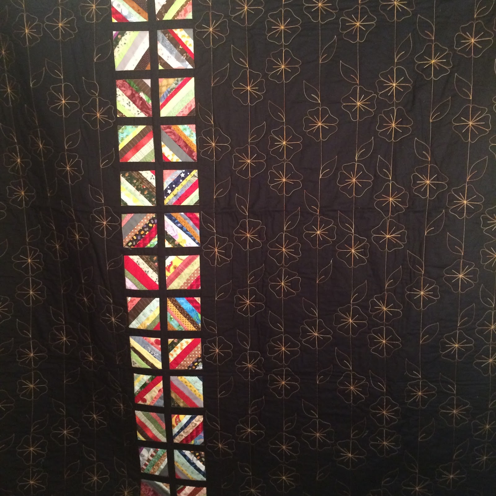 Debby Brown Quilts: Scrappy String Quilt