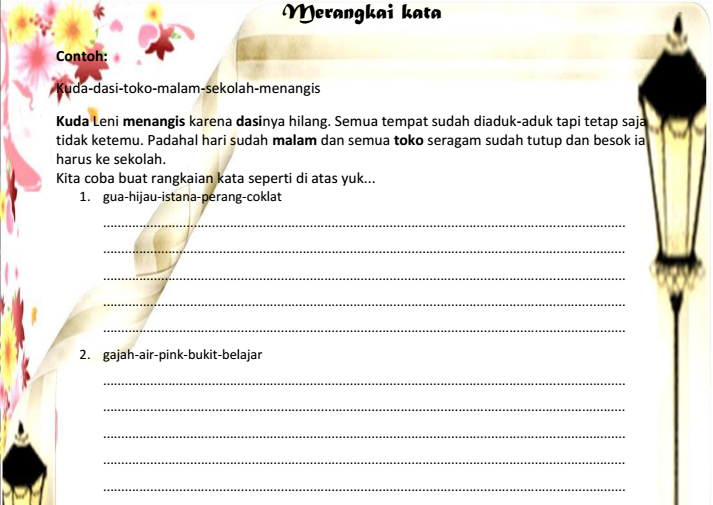 Games Merangkai Kata - Fauziah Rachmawati | Pendidik dan Penulis