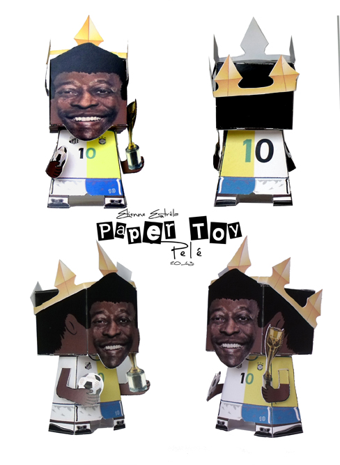 Paper Toy: Paper Toy Pelé.
