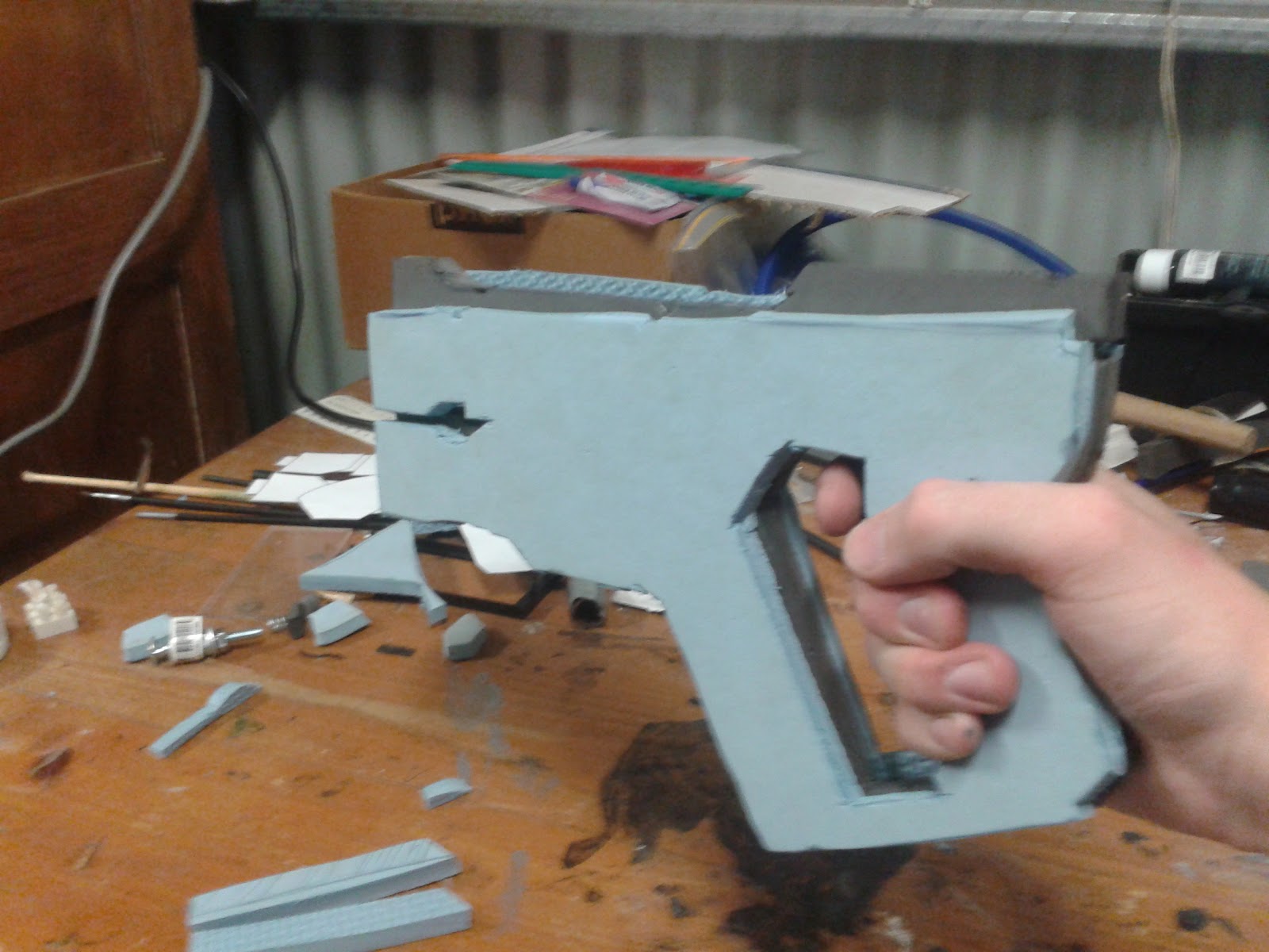 Popeanator's Prop Workshop: M-3 Predator Pistol Build EVA MASS EFFECT