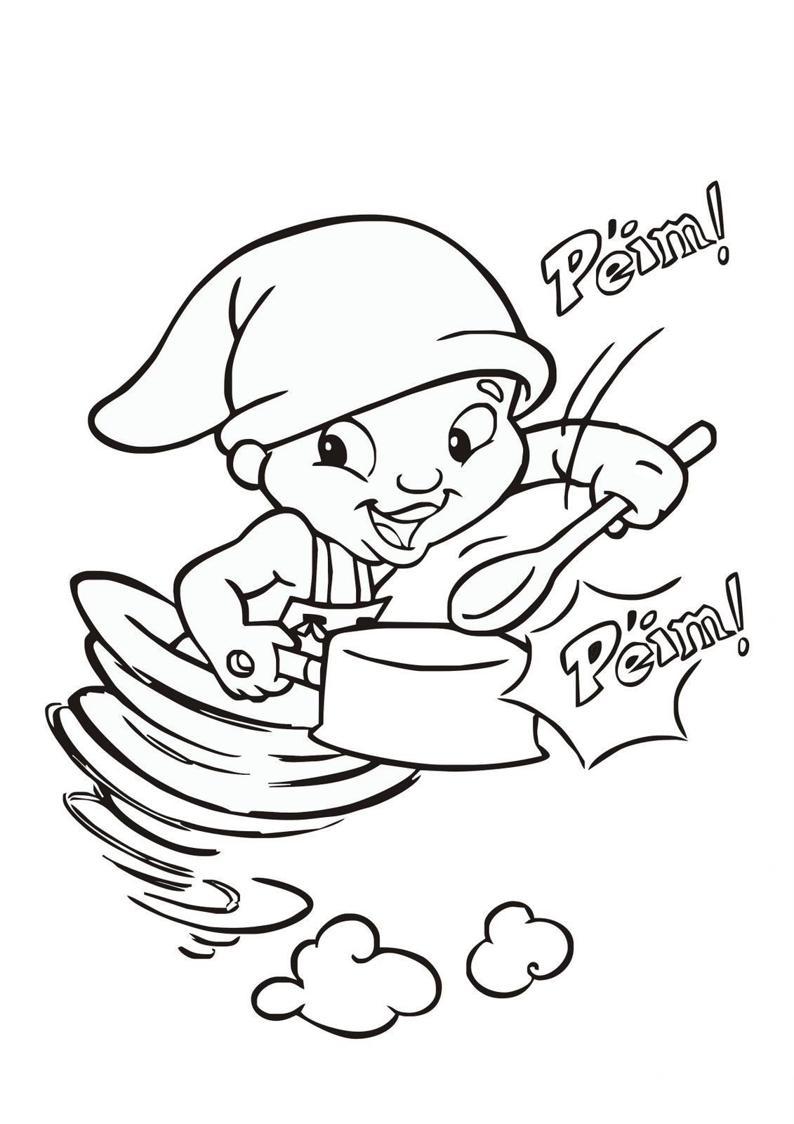 Desenhos do Saci Pererê para Colorir ~ Desenhos para Colorir