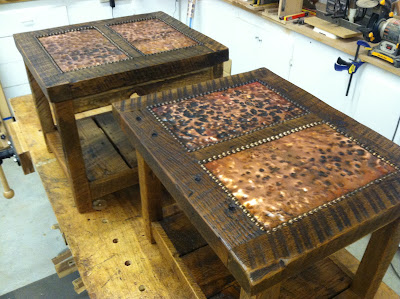 RusticWorks - Wood Working Photo Journal: Barnwood and Hammered Copper ...
