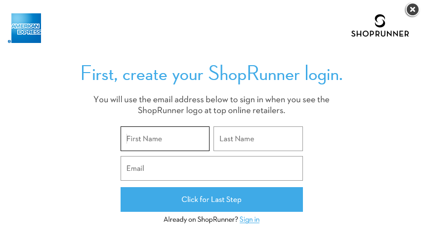 Shoprunner で 無料の 2-day shipping ~ ママのマイレージ・マイライフ