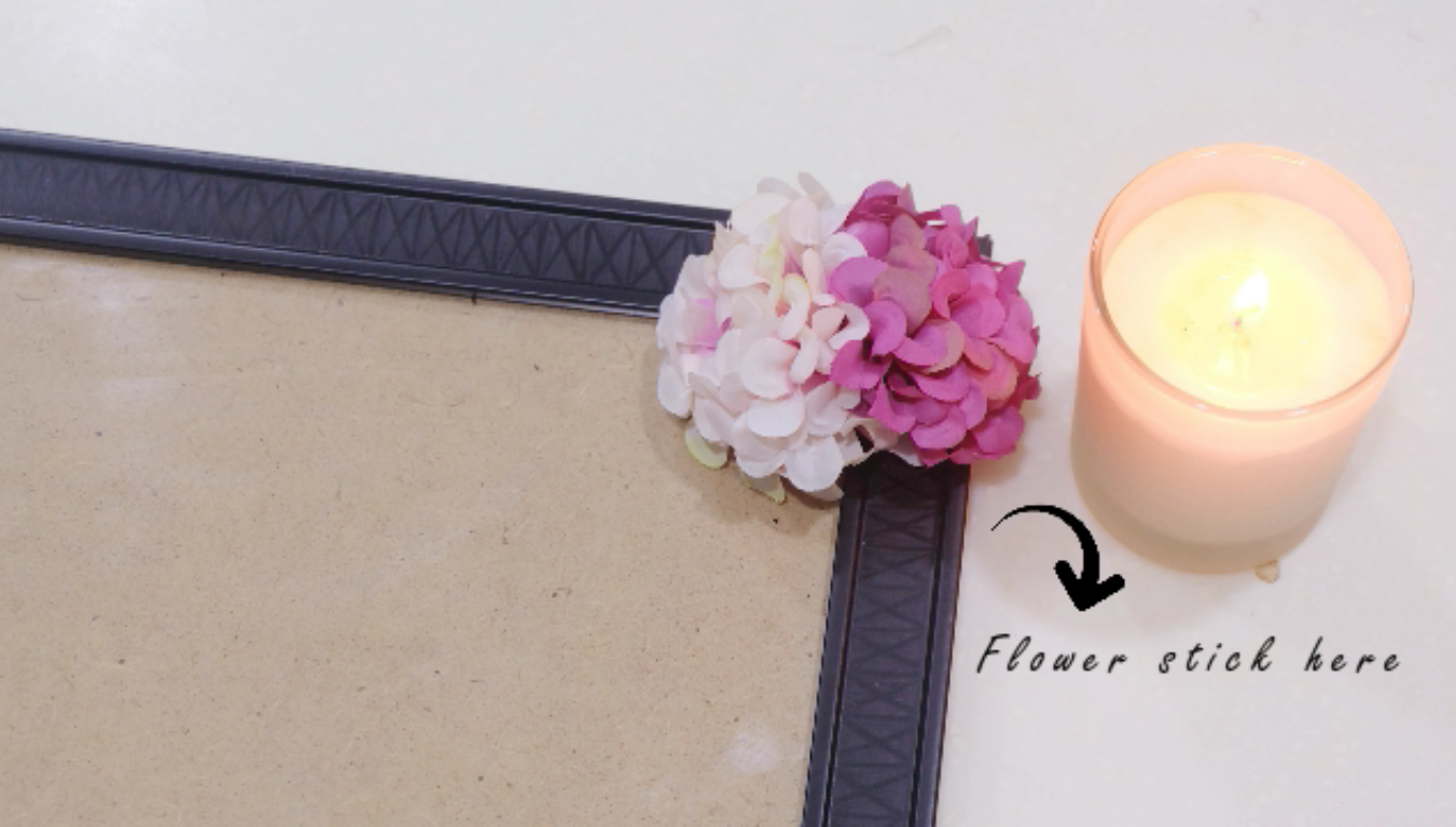 【DIY-Handcraft】DIY Flower Frame [VIDEO] - Miss Suwen