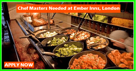 Chef Masters Needed at Ember Inns, London – Apply Now