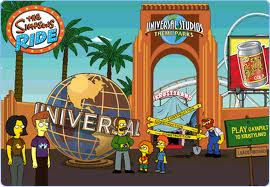 Florida Disneyland: Universal Studios Orlando Simpsons Ride