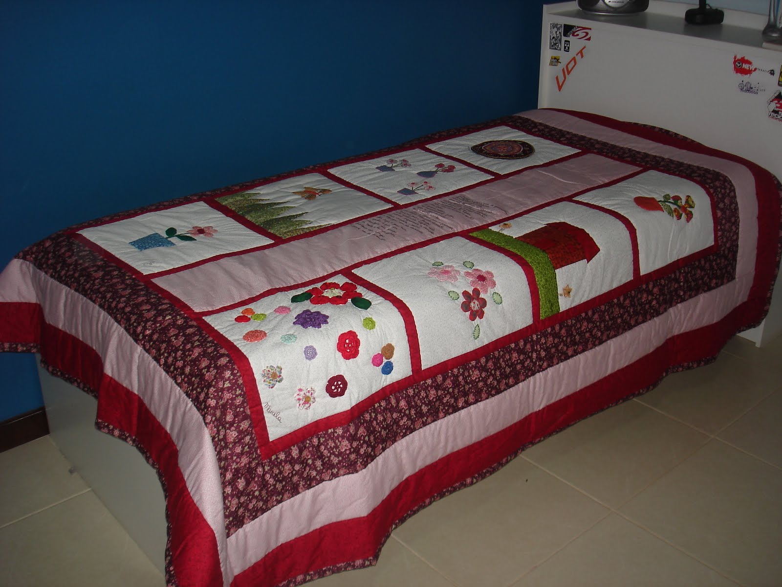 Cacos & Fios: Colcha - Patchwork