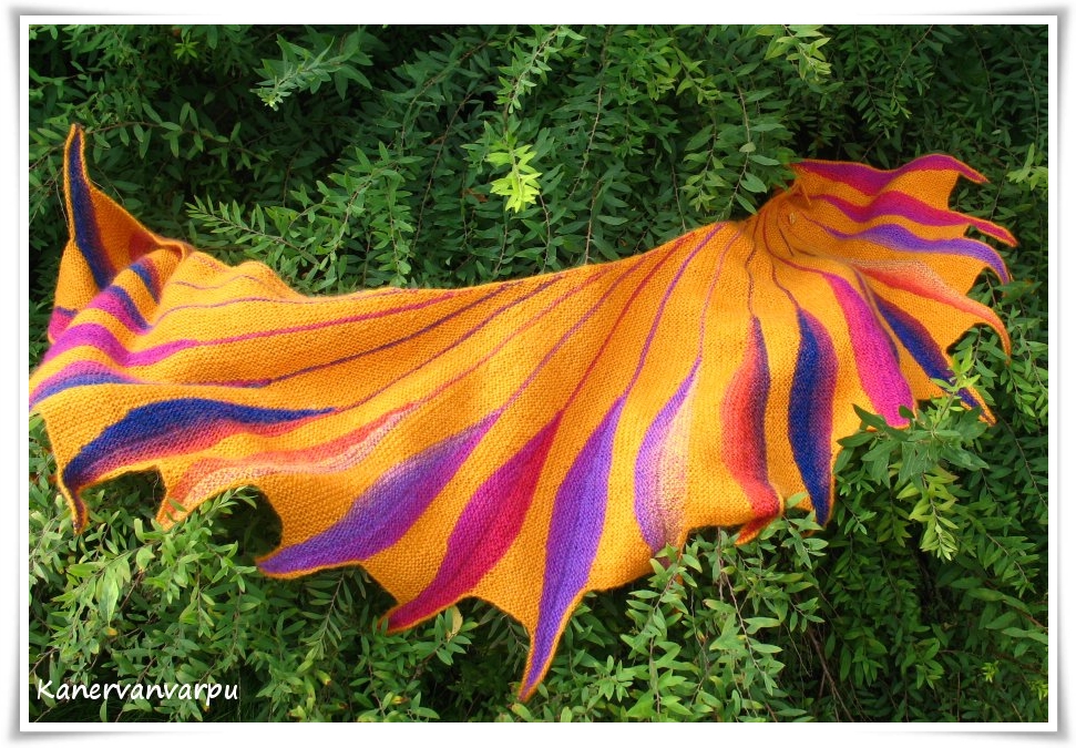 Kanervanvarpu: Dreambird-huivi