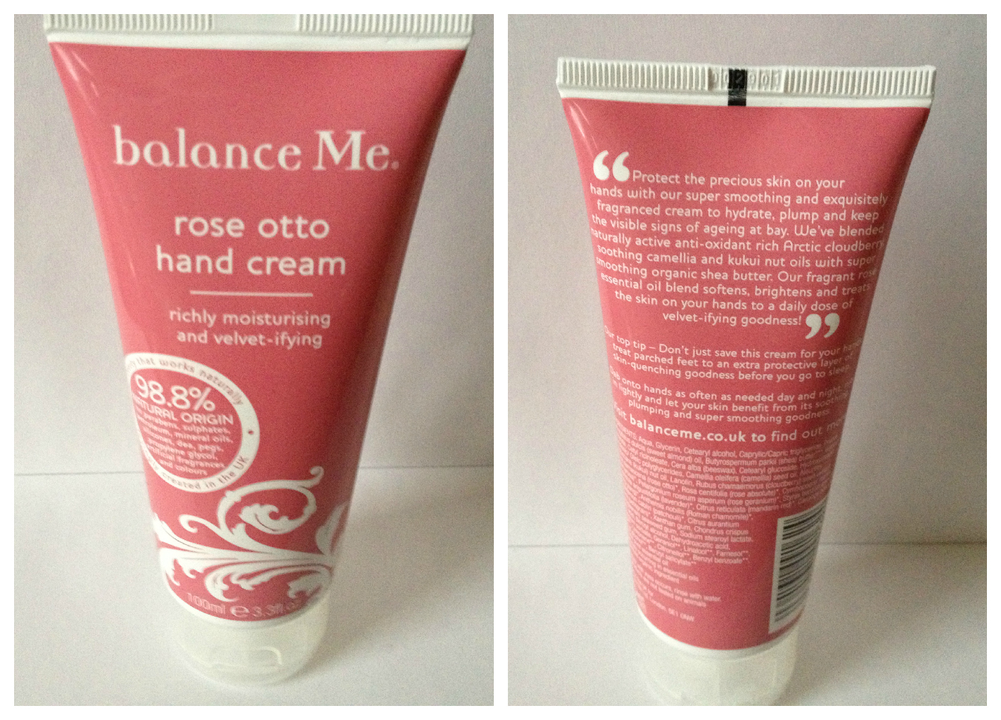 *beautifully superfluous*: REVIEW: BALANCE ME ROSE OTTO HAND CREAM