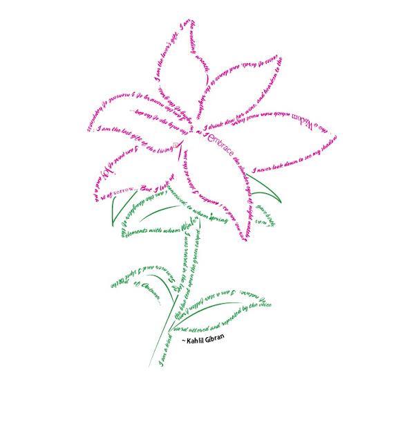 Calligramme- A Song Of The Flower