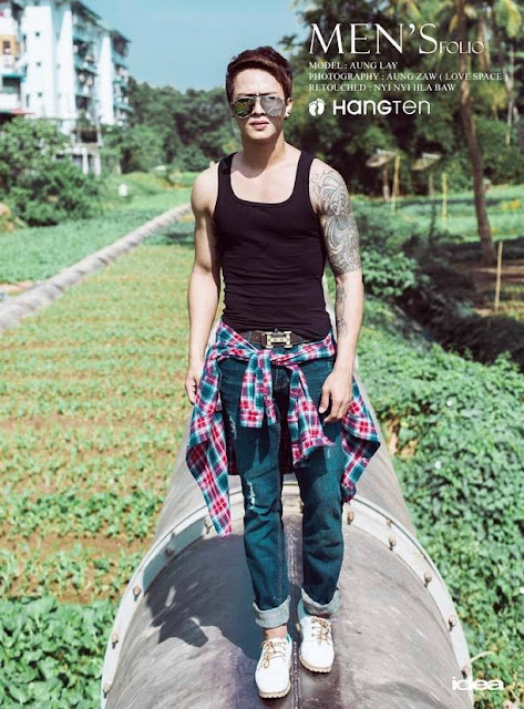 M y a n m a r H u n k s: Aung Lay @ Idea magazine