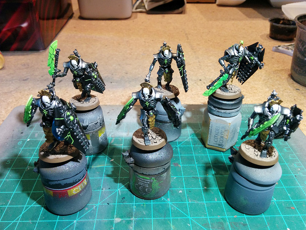 The Hammer of Wrath: WIP: Necron Lychguard