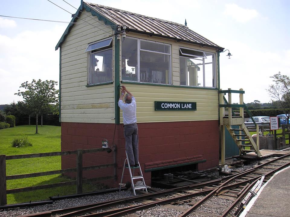 Rail Thing - Friends of the S&D: Gartell signalbox work