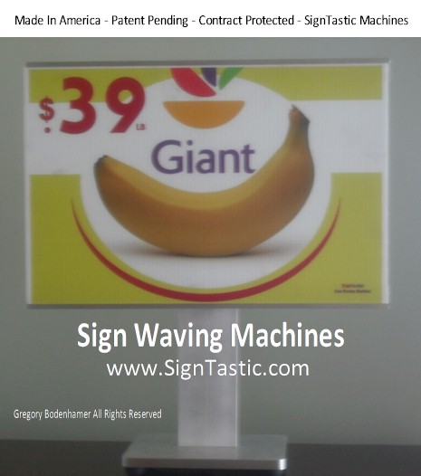 Sign Waving Machines Outdoor Portable Mannequin Waver Spinner Machine ...