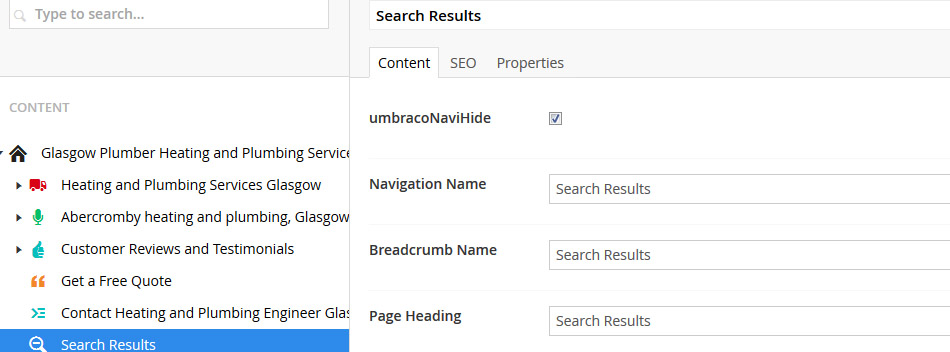 Umbraco 7 Hide A Page From Navigation Or Sub Navigation With Umbraconavihide Using Razor In A