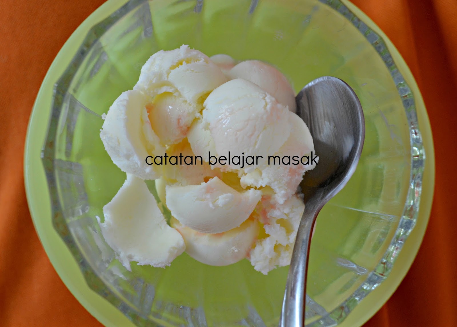 Ice Cream Jeruk Nipis | Catatan Belajar Masak