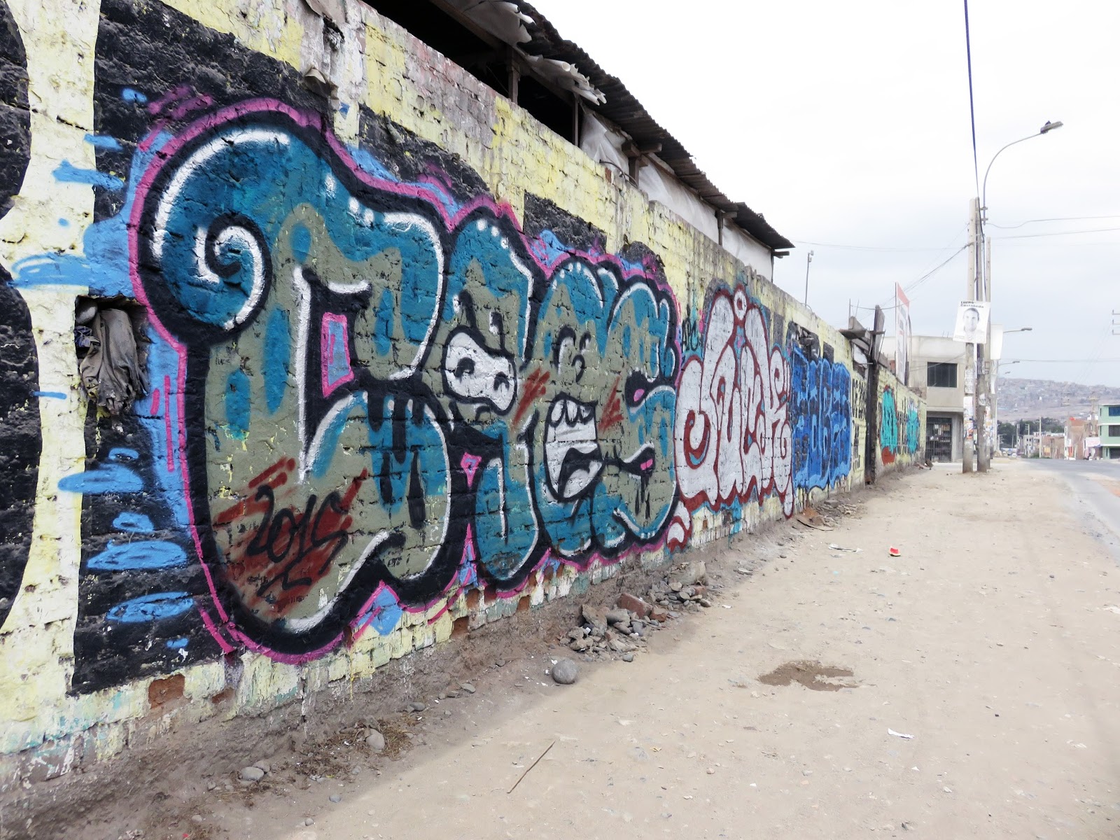 LUIS CAOTICO: GRAFFITI - SAN JUAN DE MIRAFLORES 2015