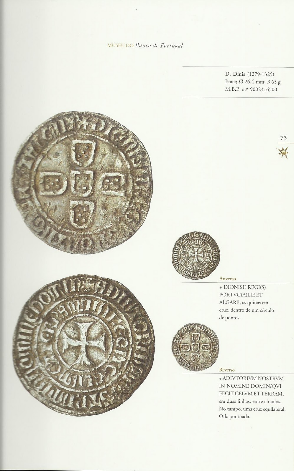 Diniztia de Odivelas: O Tornês - Moeda de Prata D.Dinis