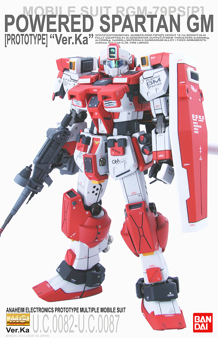GUNDAM GUY: 1/100 RGM-79S[P] Powered Spartan [Prototype] GM ...