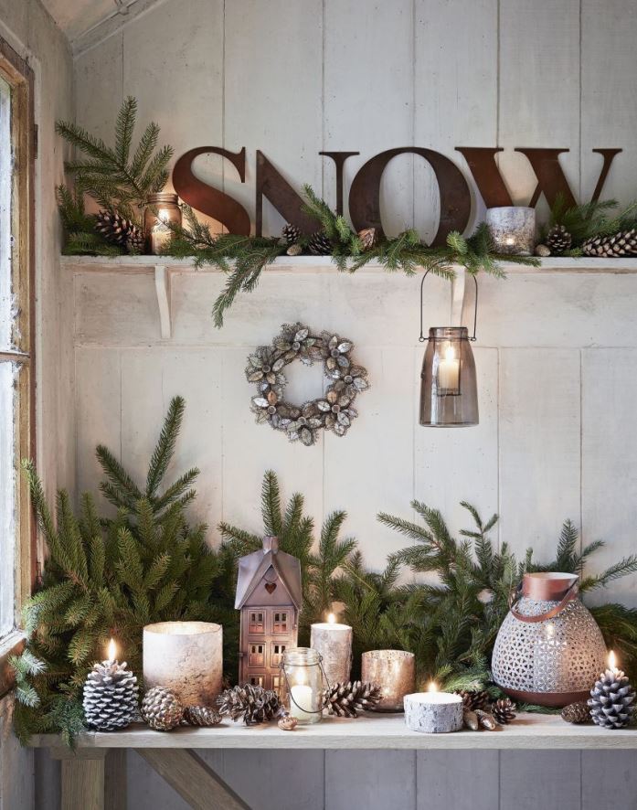 25+ Shabby Chic Christmas Decor Ideas