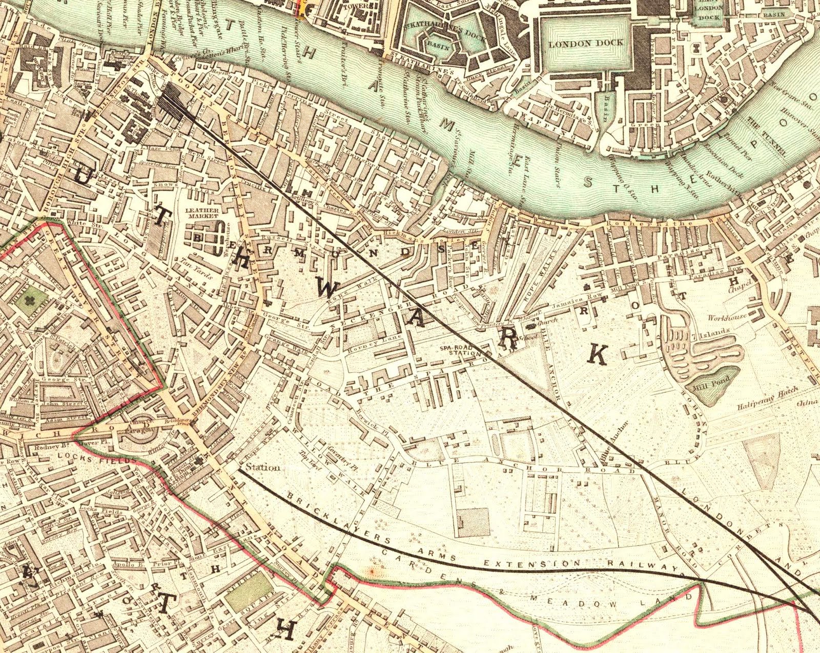 Pettards Of Bermondsey: Page 20 - Boundaries and Parishes.