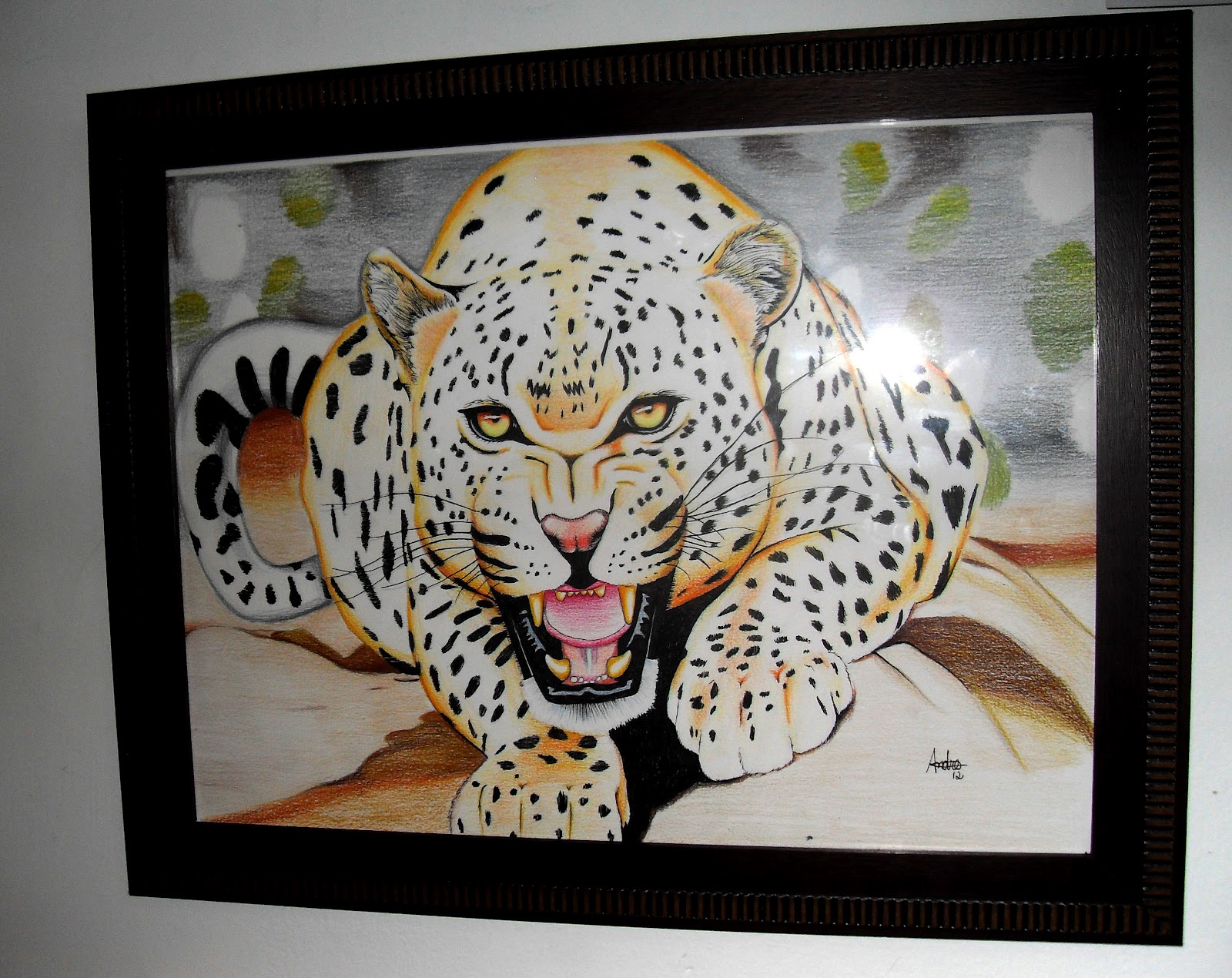 Andre Araujo - Designer Gráfico e Ilustrador: Quadro de Tigre