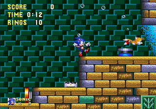 Sonic 3 Unlocked: Hydrocity Zone intro area: the door