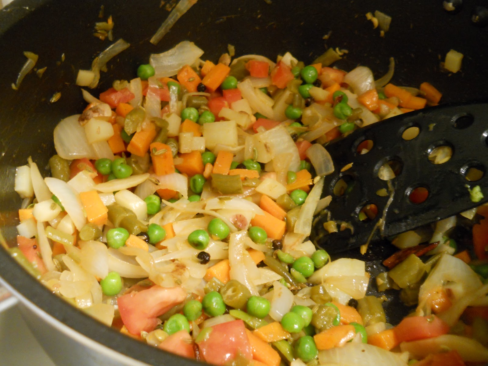 RUCHIEZ's: VEGGI VEG PALAV