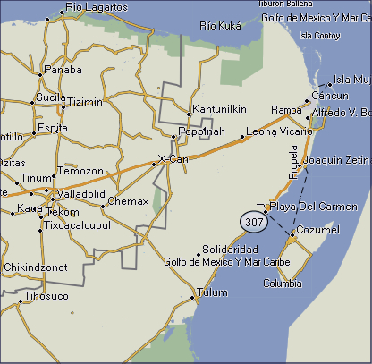 GPSTravelMaps.com: Yucatan Peninsula Mexico GPS Garmin