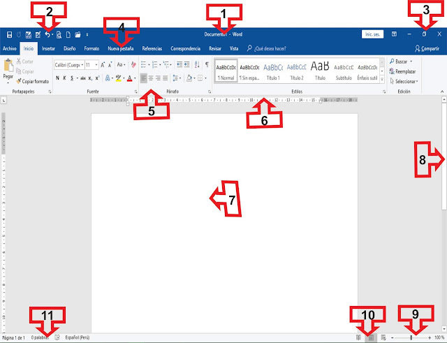 Manual práctico de Word 2016: La ventana o entorno de Microsoft Word 2016 Manual práctico de Word 2016: La ventana o entorno de Microsoft Word 2016