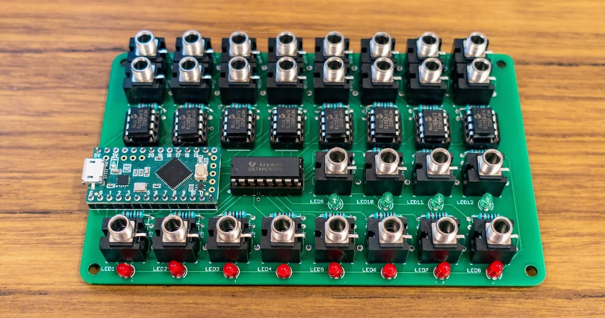 little-scale: 12 Gate 16 CV USB MIDI Interface: BOM, Build Guide ...