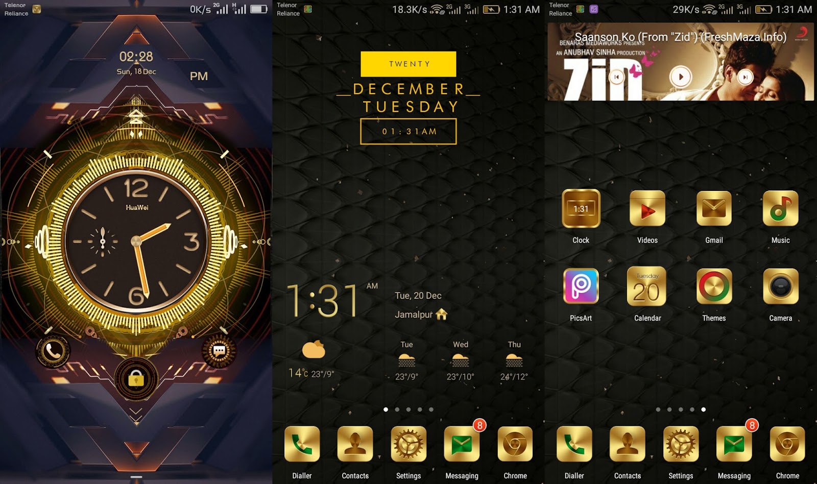 New Gold EMUI THEME