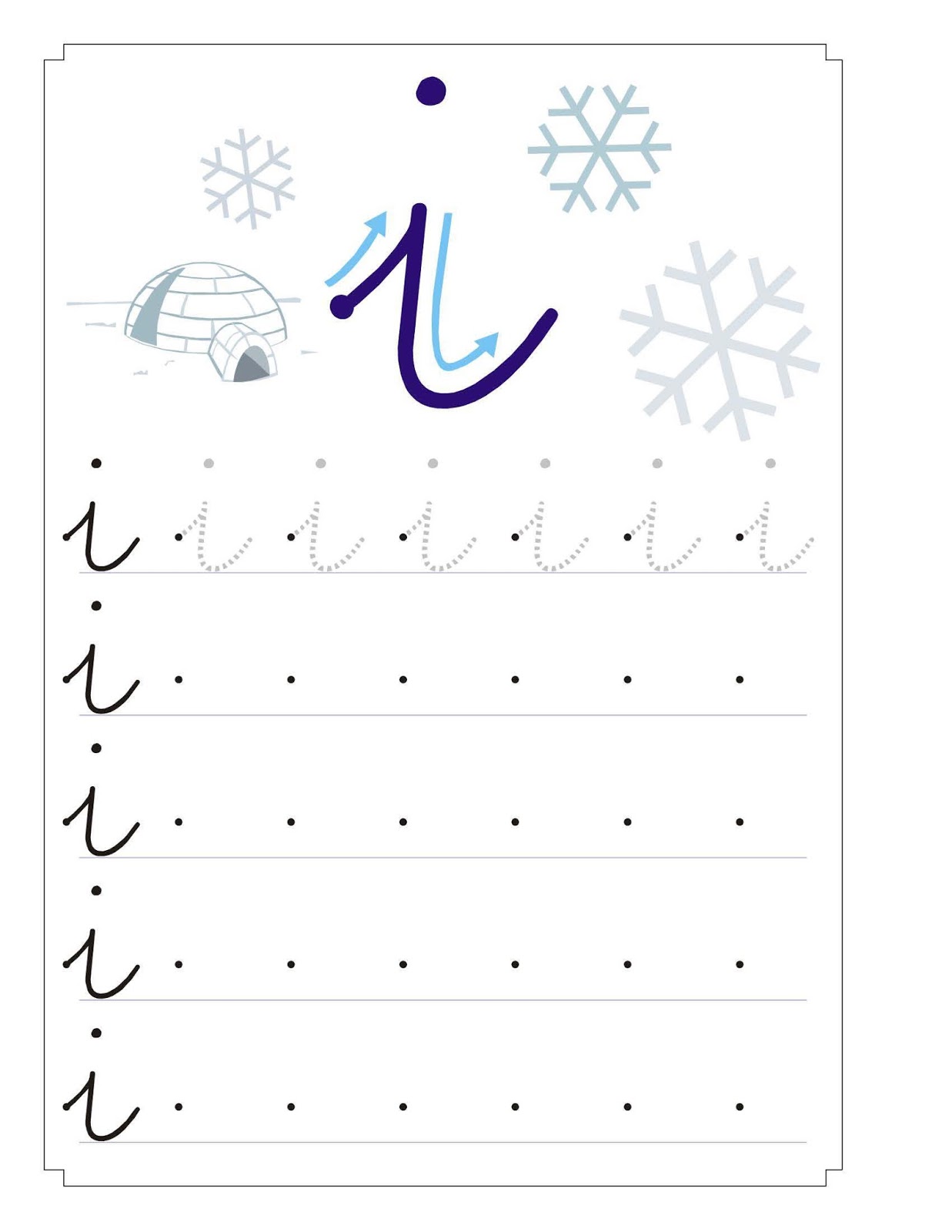 Fichas de caligrafía para niños de primaria para imprimir gratis ...