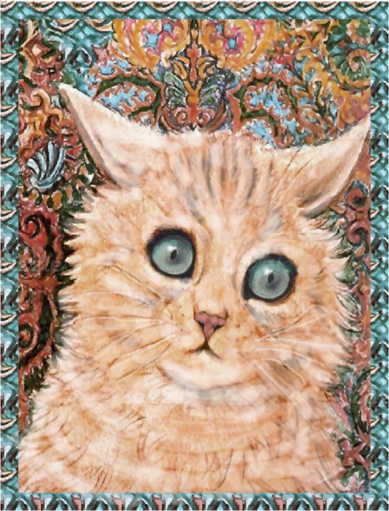 Wendy's 3-D Cats: DYLAN: COMPOSED TO DISCOMBOBULATED!