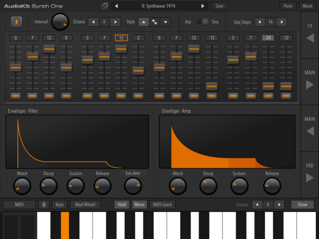 MATRIXSYNTH: AudioKit Synth One Synthesizer Now Available