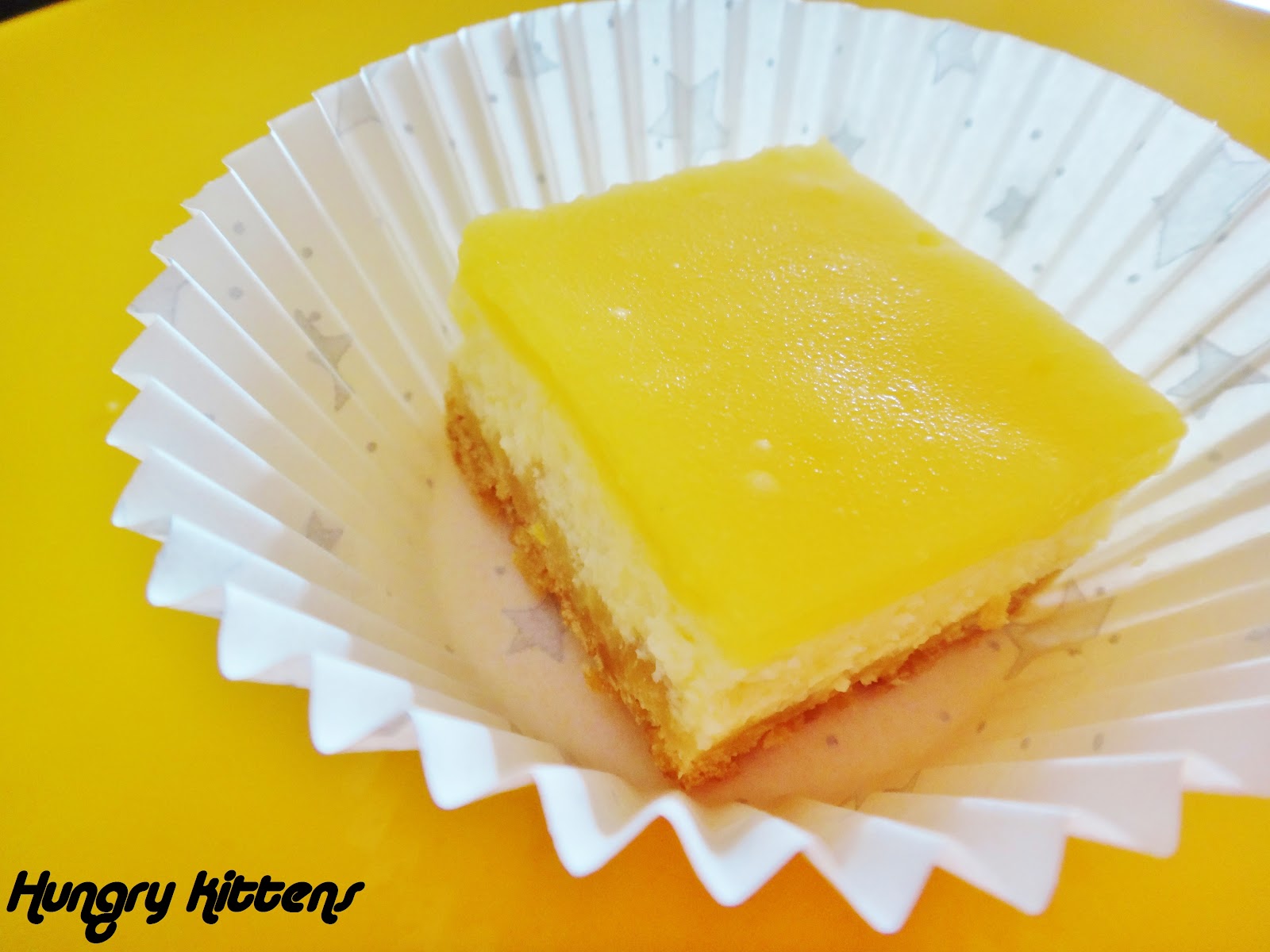 Hungry Kittens: Lemon Cheesecake Squares