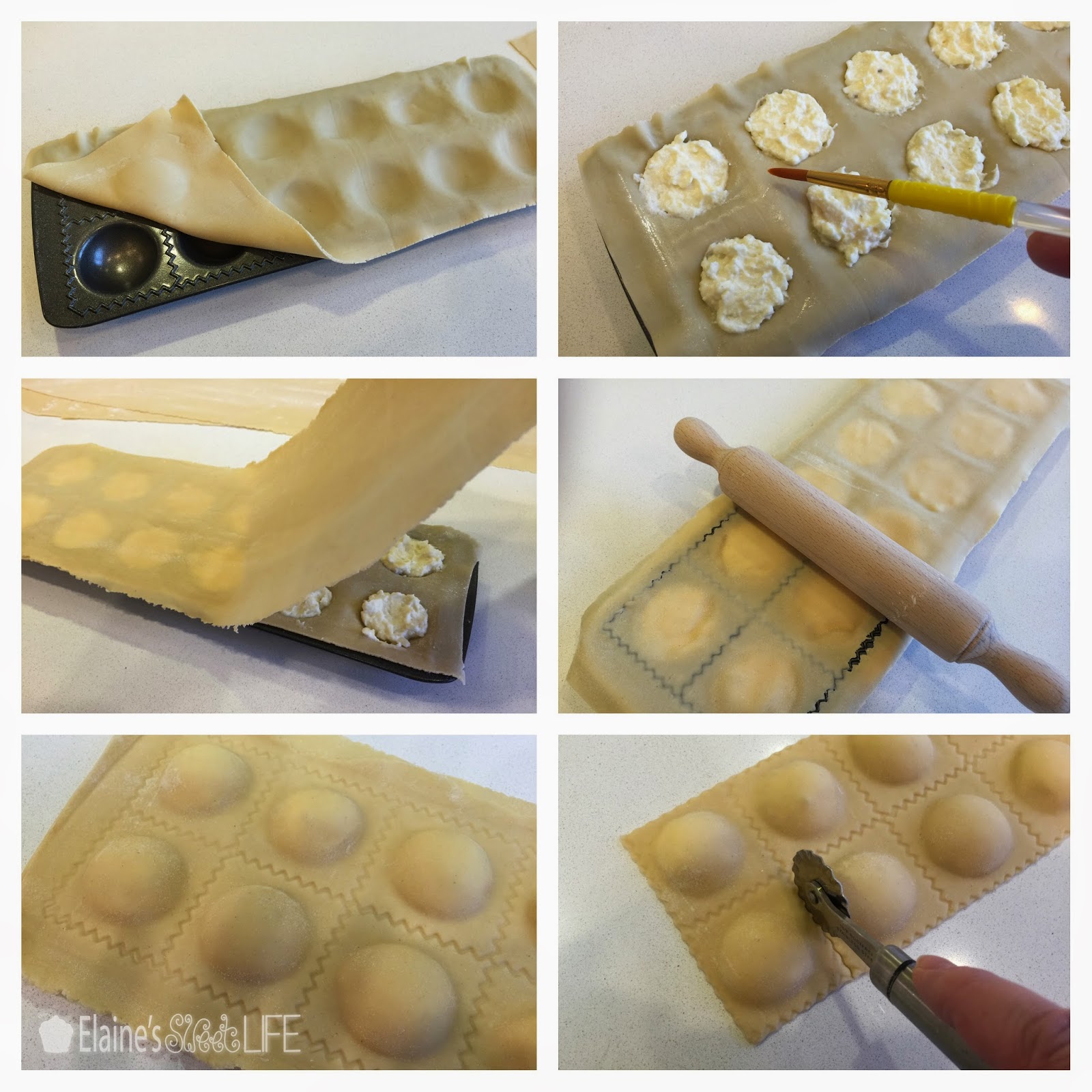 Elaine's Sweet Life: Four Cheese Ravioli with Tomato Sauce - from ...