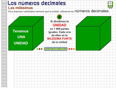 Cuarto de mi cole: LAS MILÉSIMAS