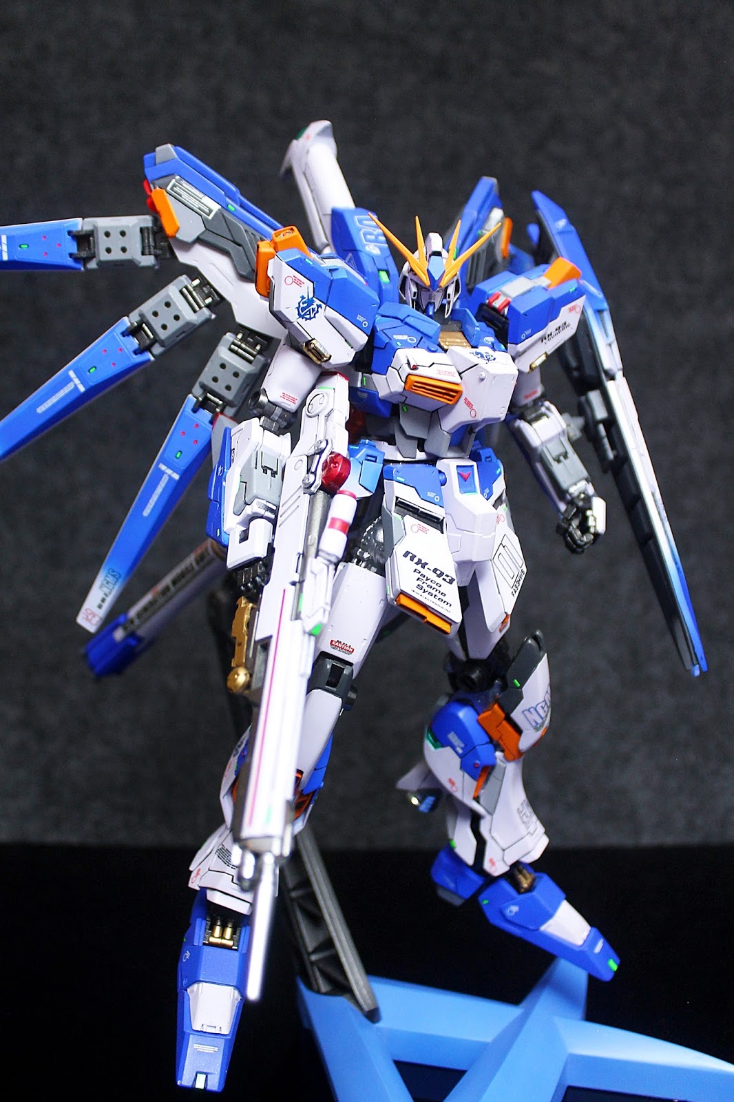 GUNDAM GUY: VP 1/100 RX-93V2 Hi-Nu Gundam Resin kit - Customized Build