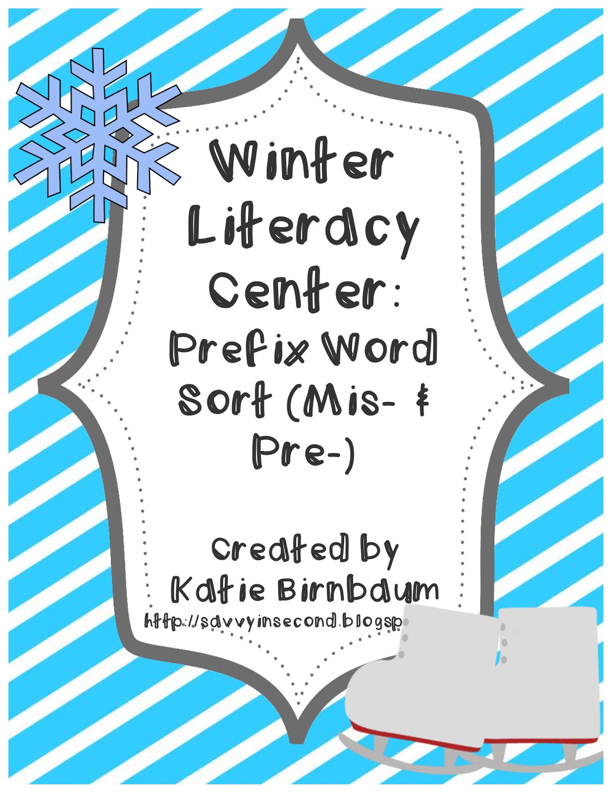 Savvy in Second: Winter Literacy Centers