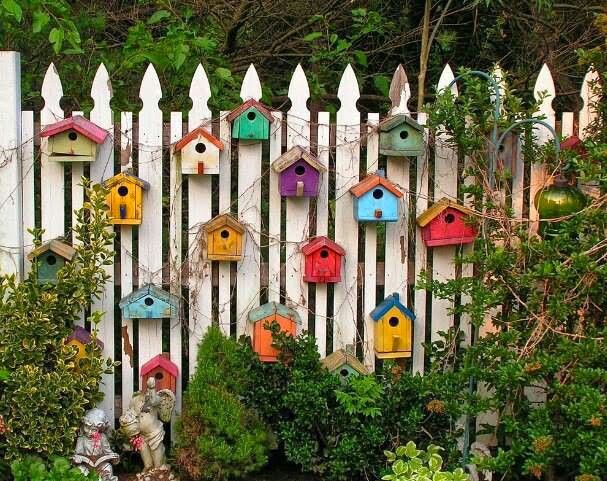 Colorful Bird Houses