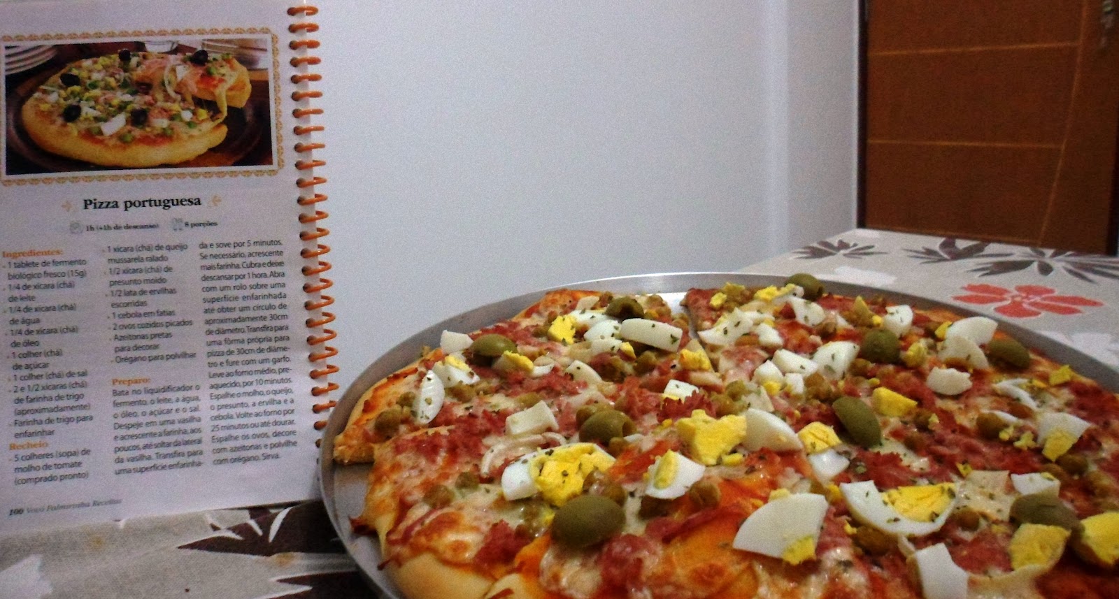 Segue a receita ::.: Pizza portuguesa